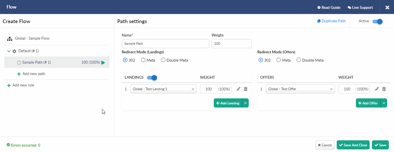 Rules Settings For Traffic Distribution BeMob Help Center