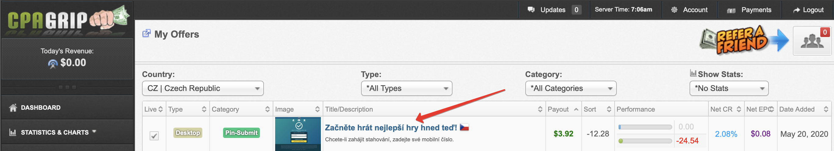 CPAGrip Settings | BeMob Help Center